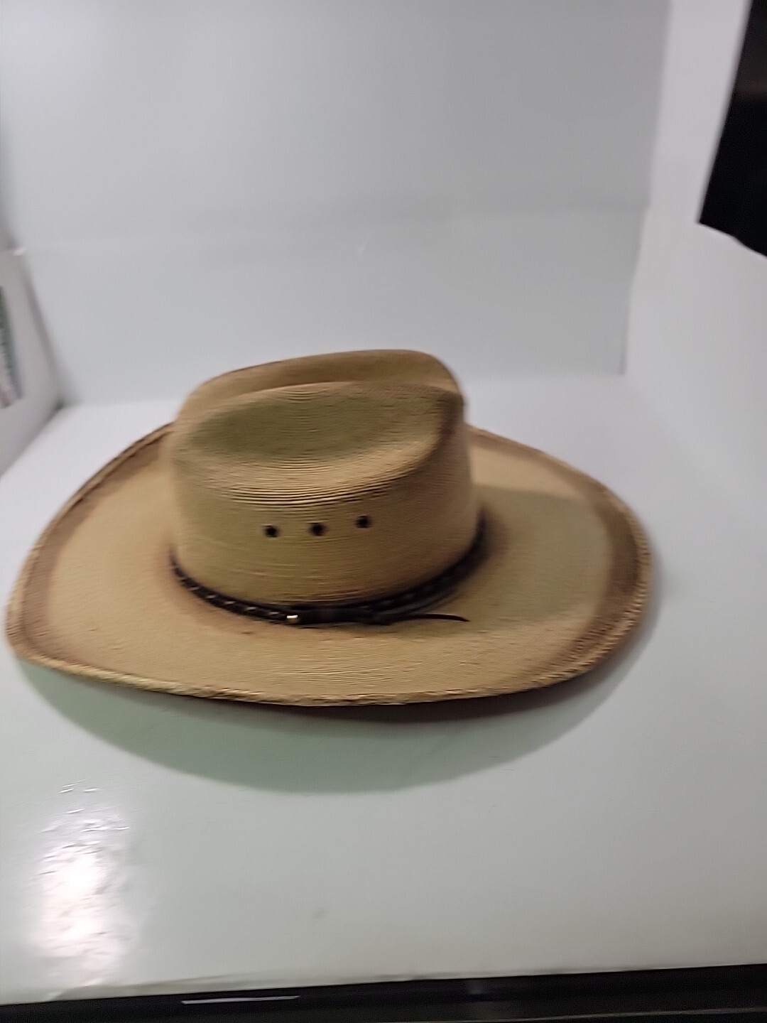 Resistol Jason Aldean Collection Georgia Boy Palm Leaf Straw Hat Size ...