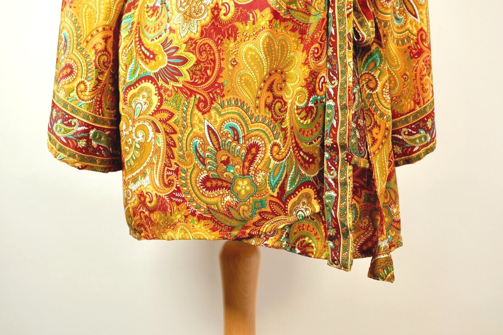 Kimono top Orange summer silk style cover up 8 10 12 14 16 18 hippy ...