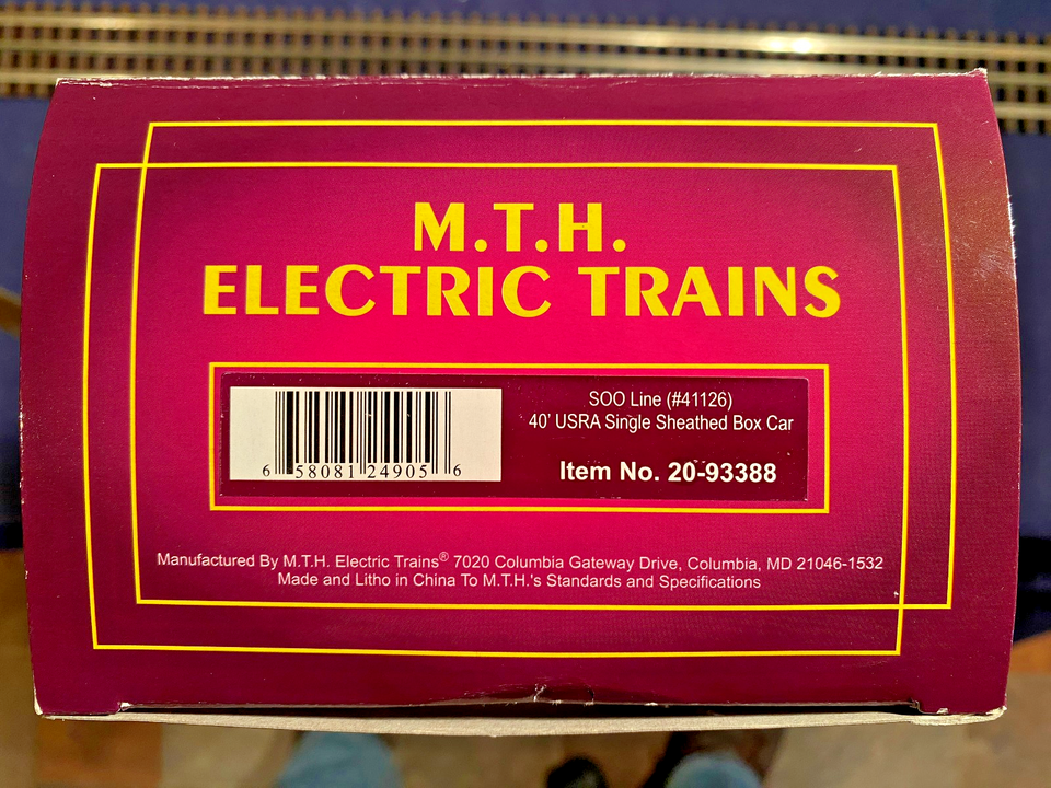 MTH 20-93388 SOO LINE 40' USRA single-sheathed box car NEW | eBay