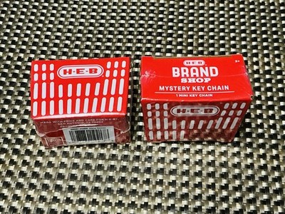 SEALED H-E-B Key Chain / HEB Brand Shop Mystery Box ( 1 Mini Keychain ...