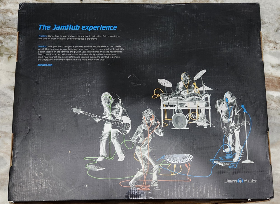 Jam Hub Jamhub GreenRoom Silent Rehearsal Studio 7 Channels w/ remote ...