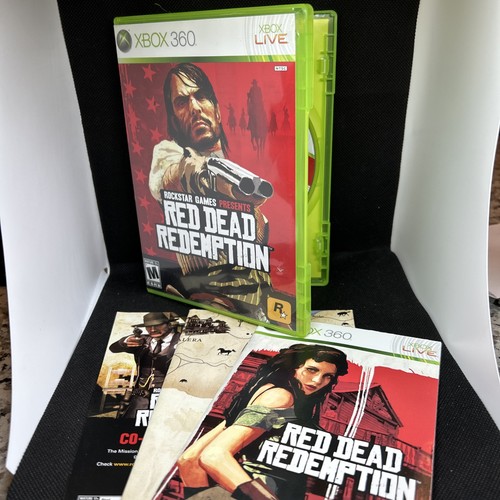 Red Dead Redemption (Microsoft Xbox 360, 2010) Complete w/ Manual & Map ...