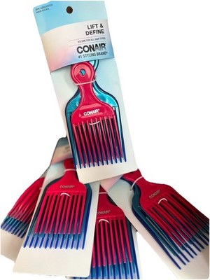 3pack CONAIR Any Hair Type Picks Lift&define #1 Styling Brand | eBay