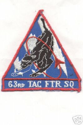 63rd TAC FIGHTER SQUADRON patch | eBay