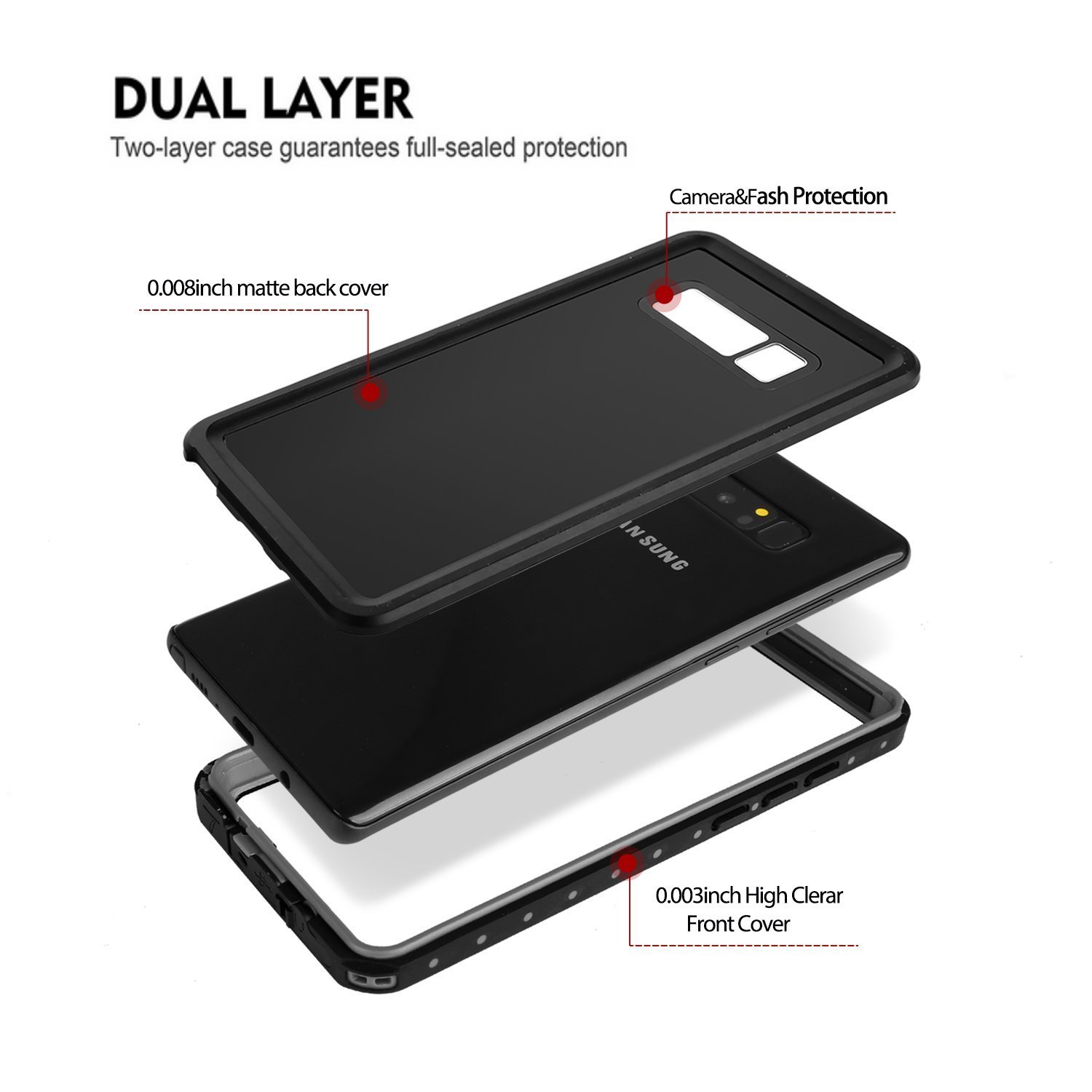 Waterproof Case Underwater Shockproof Dirtproof Cover For Samsung ...