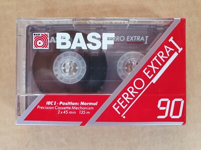 NEW & Sealed BASF 90 Cassette Tape Ferro Extra 1 | eBay Australia