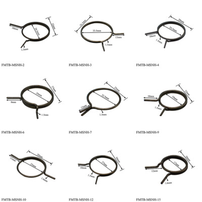 6PCS Door Lock Spring Handle Furnitures Fixtures Lever Latch Coil ...