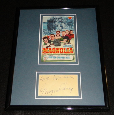 George Sidney Signed Framed 8x10 1951 Show Boat Poster Display | eBay