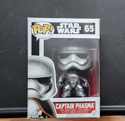 Funko POP! Star Wars #65 Captain Phasma Vinyl Figure NIB | eBay