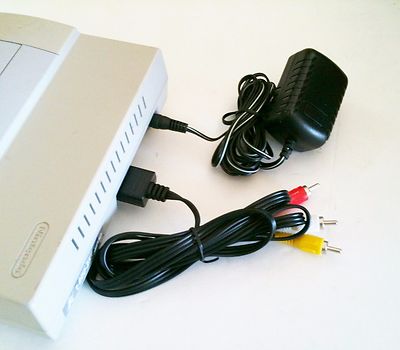 Combo AC Power Supply & RCA AV Audio Video Cable for SNES Super ...