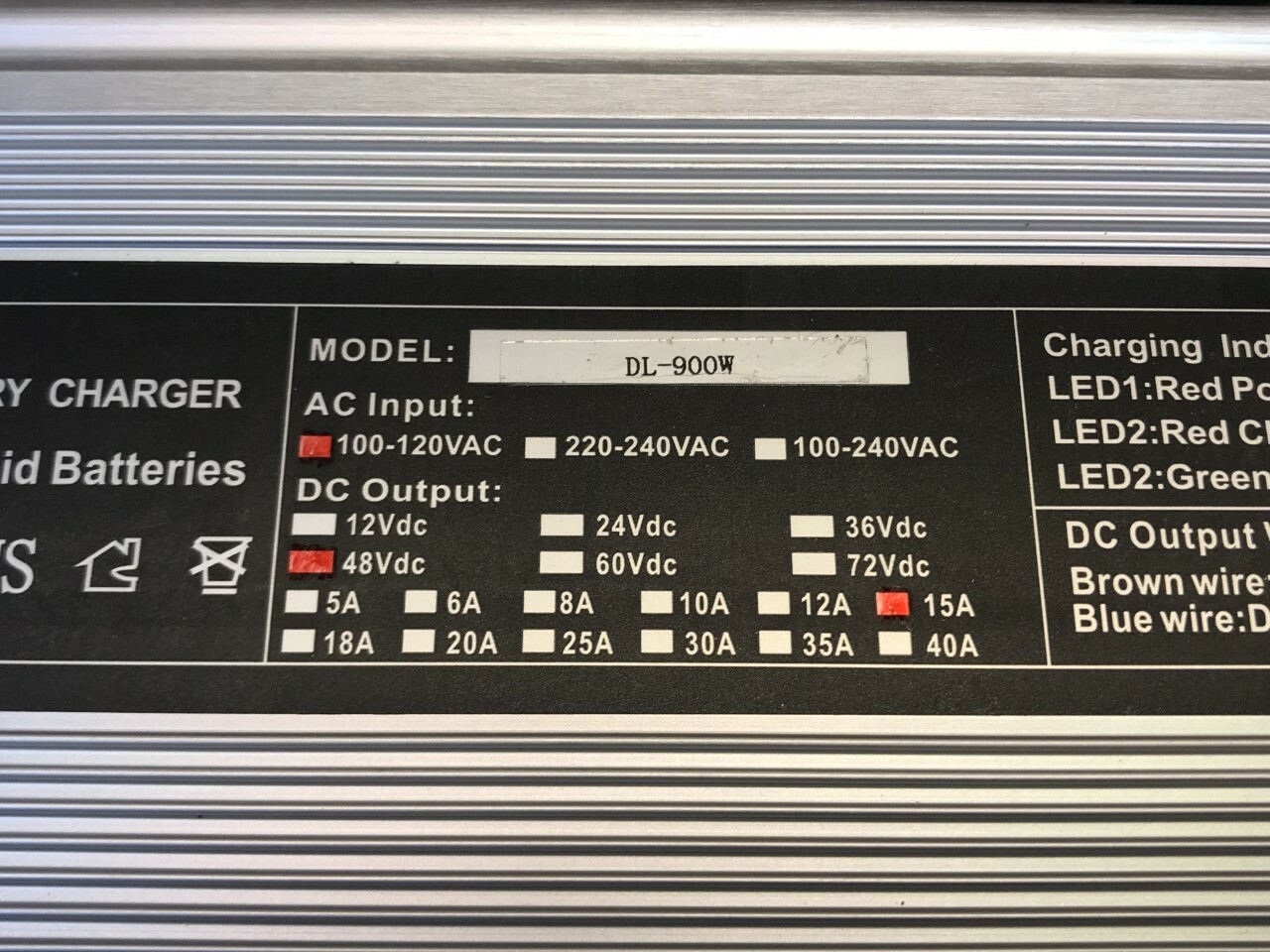 Golf Cart Buggy 48V 15A Charger 3 Pin Connector Plug for Yamaha G29 ...