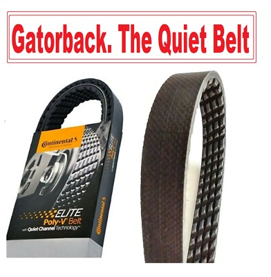 Serpentine Poly-V Belt The Quiet Belt GATORBACK CONTINENTAL ELITE ...