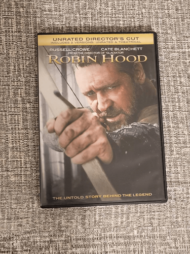 Robin Hood (DVD, 2010) Unrated Director's Cut - Russell Crowe, Cate ...