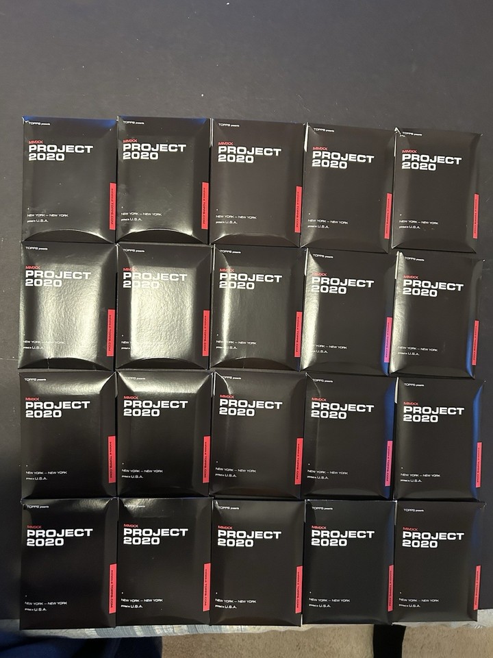 Topps Project 2020- Complete Set of 20 Derek Jeter Cards | eBay