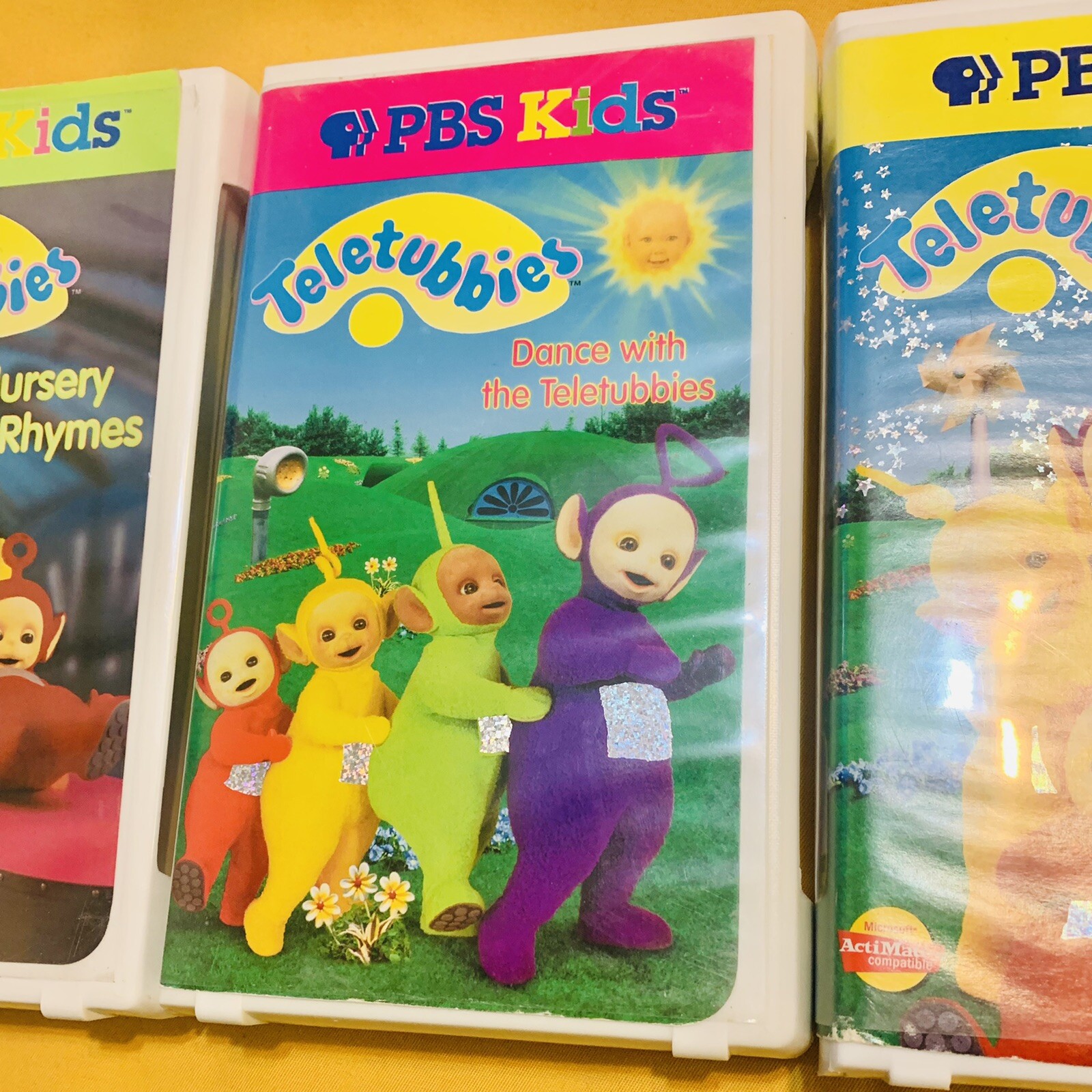3 VHS Lot Dance With The Teletubbies/Here Come The Teletubbies (VHS ...