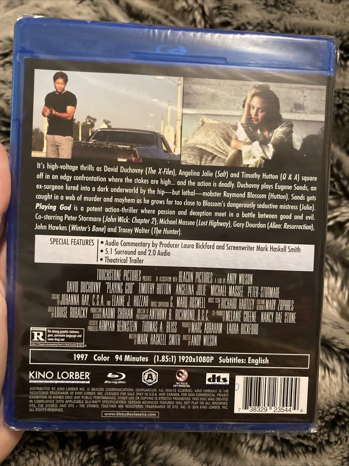 Playing God (Blu-ray, 1997) Angelina Jolie David Duchovny Timothy ...