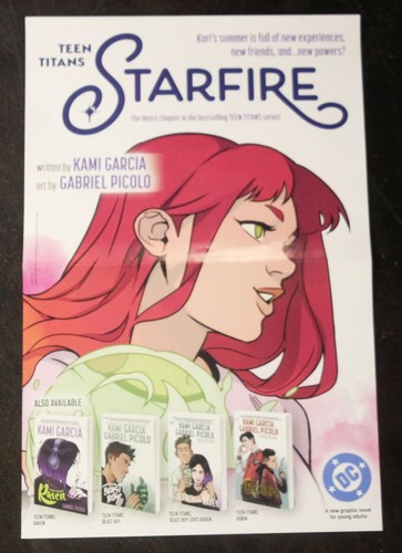 Teen Titans: Starfire Promo Poster 11" x 17" Gabriel Picolo DC Comics ...