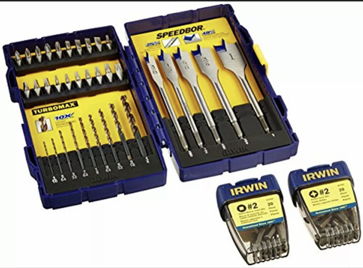 Irwin Tools 1836231 Drill and Drive Set, 74-Pack | eBay