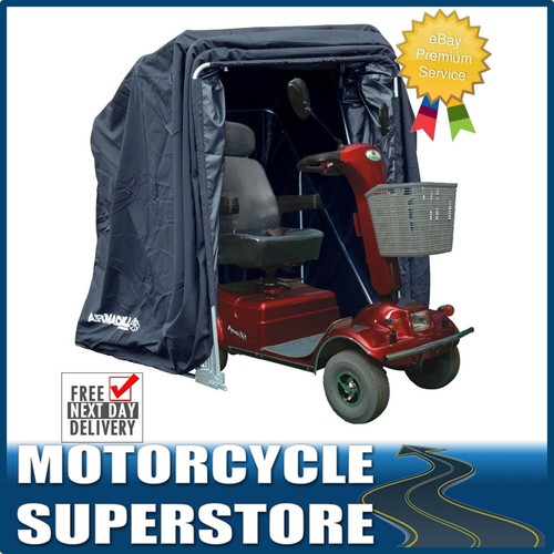 MOBILITY SCOOTER STORAGE GARAGE SHELTER COVER BLACK LOCKABLE STORAGE ...