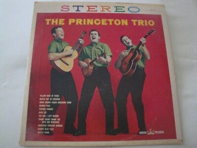 The Princeton Trio SELF TITLED VINYL LP Folk Revival Crown Record CST ...