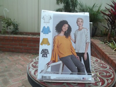 Simplicity Ladies Tops with Front & Trim Options Pattern 8694 UNCUT ...
