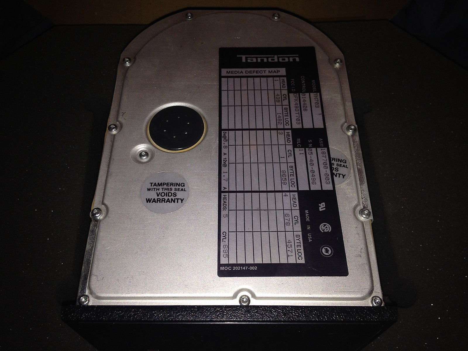 Vintage Tandon Computer Drive Model TM703 - Untested - VGC | eBay