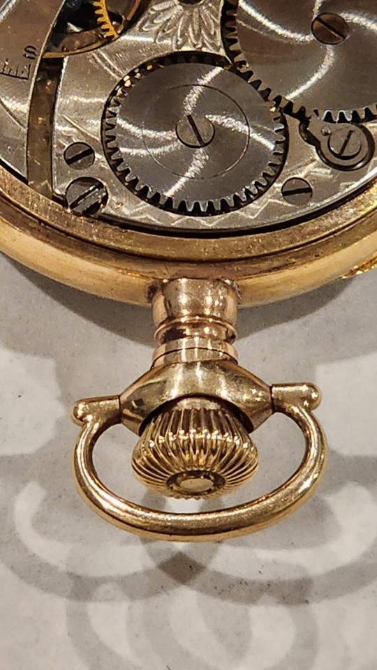 Waltham AWW CO MASS Pocket Watch 15 Jewels 13446979 Keystone Case J ...