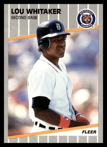 1989 Fleer #151 Lou Whitaker Detroit Tigers | eBay