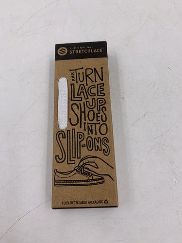 The Original Stretchlace 55" White Laces Turn Lace Up Shoes into Slip ...