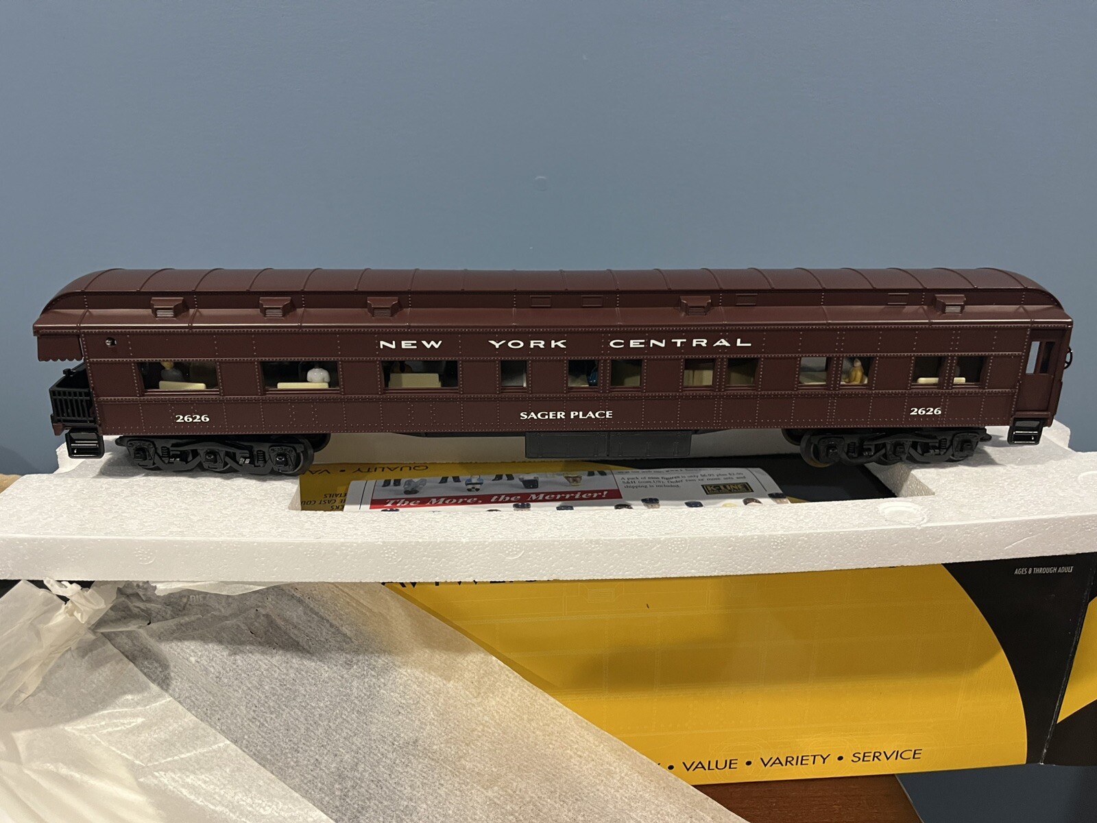 K-Line New York Central Passenger Car K4470-2626 Sager Place | eBay