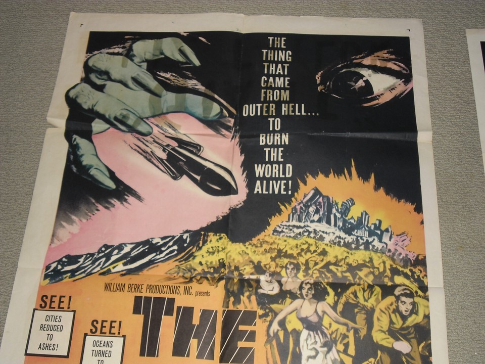 The Lost Missile Original 1sh Movie Poster 1958 horrors from outer hell ...