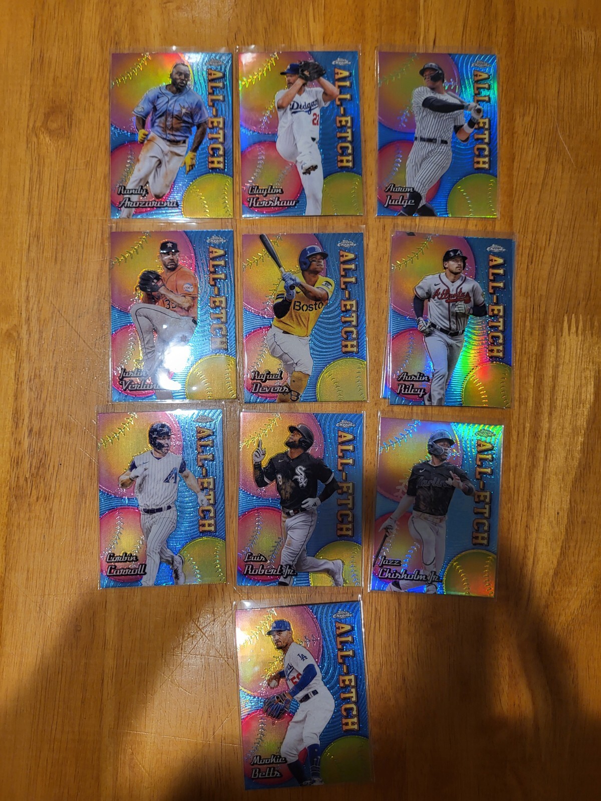 (11) 2024 Topps Chrome All-Etch Refractor Baseball LOT | eBay