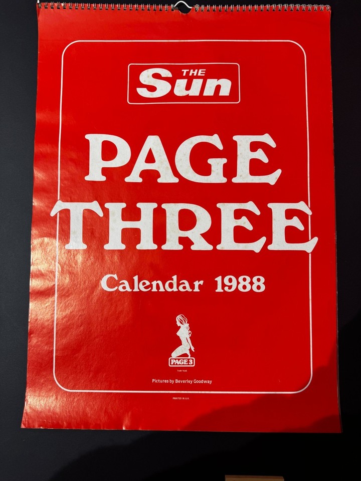 The Sun Page Three 23 Calendars - Vintage Retro Page 3, 1981-93/95-97/ ...