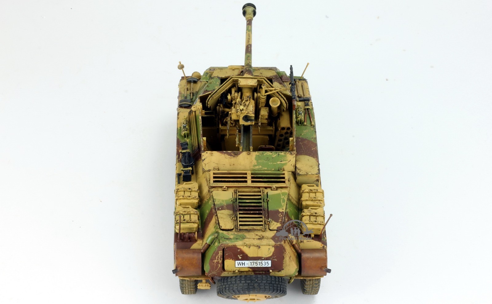ProBuilt Model 1/35 German Sd.Kfz.234/4 “Pakwagen” Armored Car w/Full ...