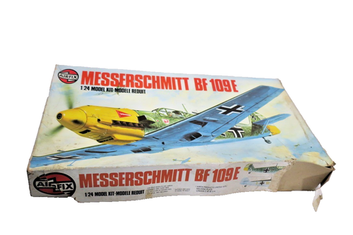 1975 AIRFIX Messerschmitt ME BF 109 E Super Kit 1:24 Scale 12002-9 | eBay