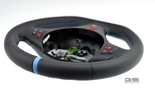 BMW E92 M3 E90 E91 E93 E81 E82 E87 E88 M Steering Wheel Flat Bottom ...