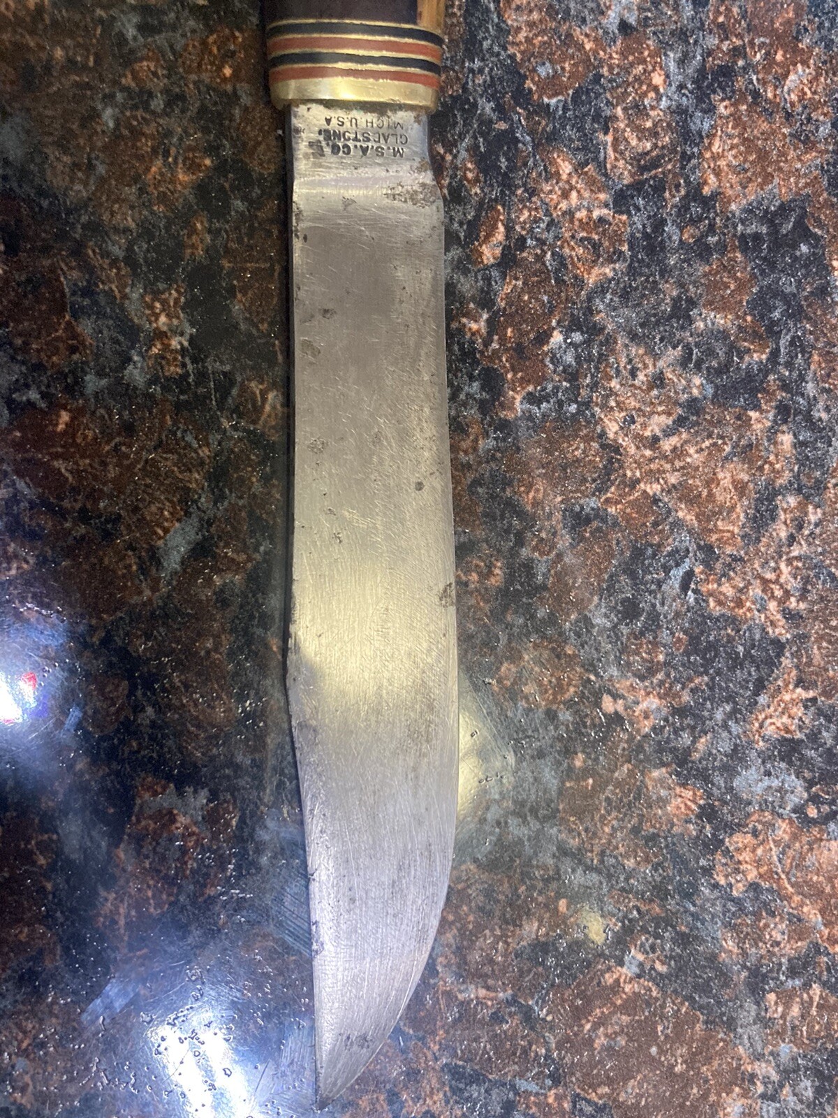 Marbles Expert Knife 6" MSA Co 1906-14 gladstone mich tool usa Antique ...