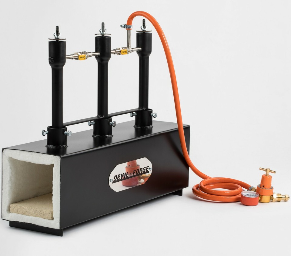 DFPROF3b GAS PROPANE FORGE Furnace Burner Knife Making Blacksmith USA ...