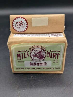 Old Fashioned Milk Paint Color: Buttermilk Pint – Packaged as Powder | eBay