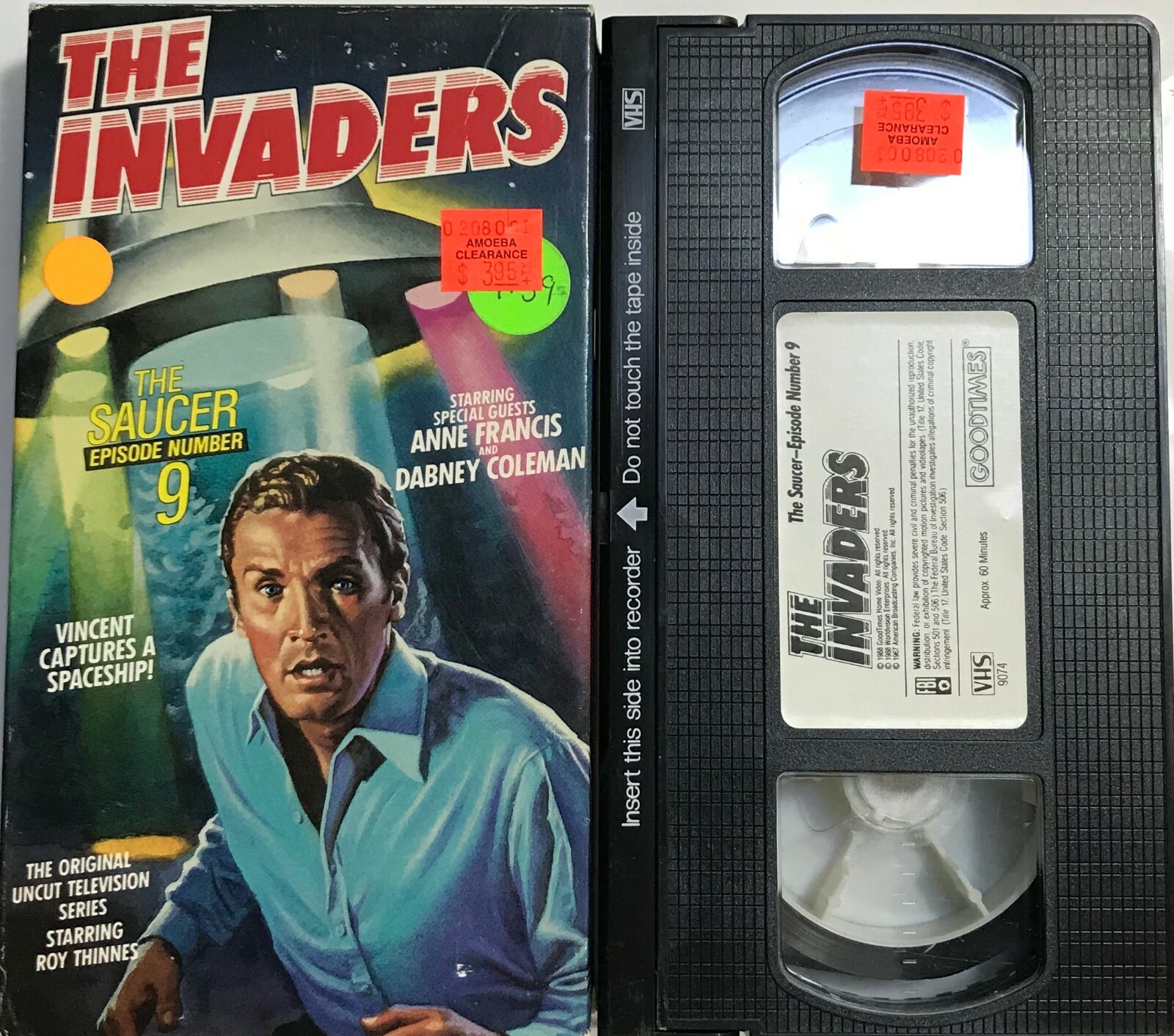 The Invaders - Episode 9: The Saucer (VHS) Anne Francis, Dabney Coleman ...