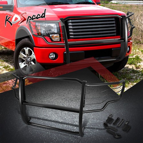 Black Front Bumper Push Bar Brush Grille Guard for 09-14 Ford F-150 ...