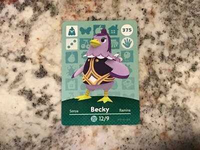 BECKY 375 Animal Crossing Amiibo Authentic Nintendo | Series 4 ...
