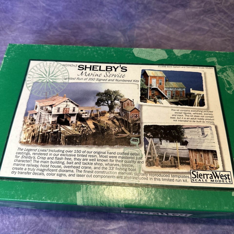 Sierra West Scale Models Shelby’s Marine Service Lmtd Run Kit #103 HO ...