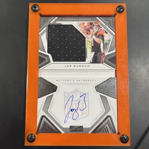 Joe Burrow 2020 Playbook Booklet Rookie Auto Jersey Patch /149 Bengals ...