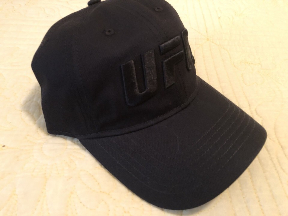 UFC - Cap - Black - (black logo) - Adjustable- unstructured - Brand New ...