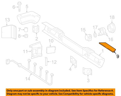 MERCEDES OEM 02-05 G500 Rear Bumper-Step Pad 4638850190 | eBay