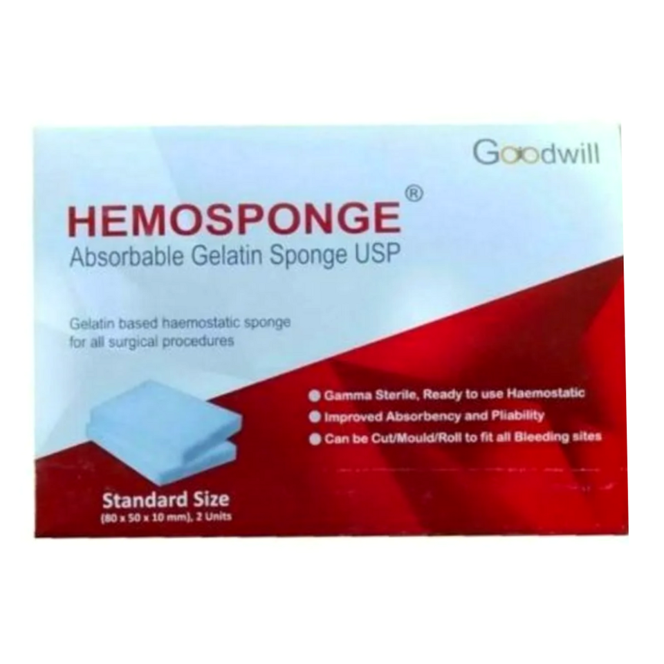 20 Pack Absorbable STERILE Haemostatic Gelatin Sponge 80mm Gelfoam ...