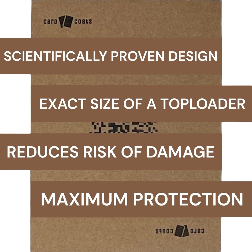 Trading Card Shipping Protectors 100 Pack - Corrugated Cardboard Flat ...