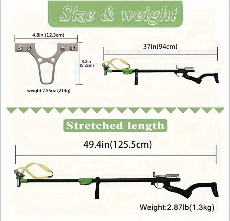 Powerful Metal Slingshot, Outdoor Hunting Catapult | eBay
