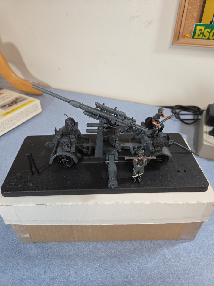 21st Century Toys 1:32 Scale 88 mm Flak 36/37 WWII German Gun Built | eBay